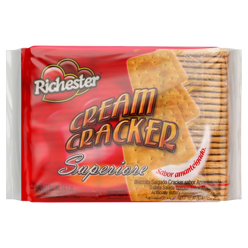 Cream Cracker Richester Superiore 400g - Sao Luiz loja Virtual