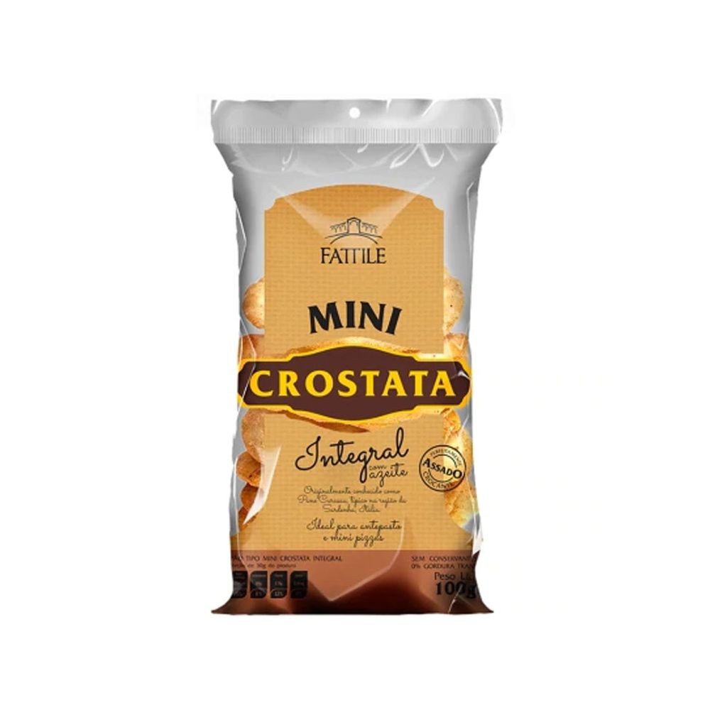 Pao Mini Crostata Int Fattile 100g - Sao Luiz loja Virtual