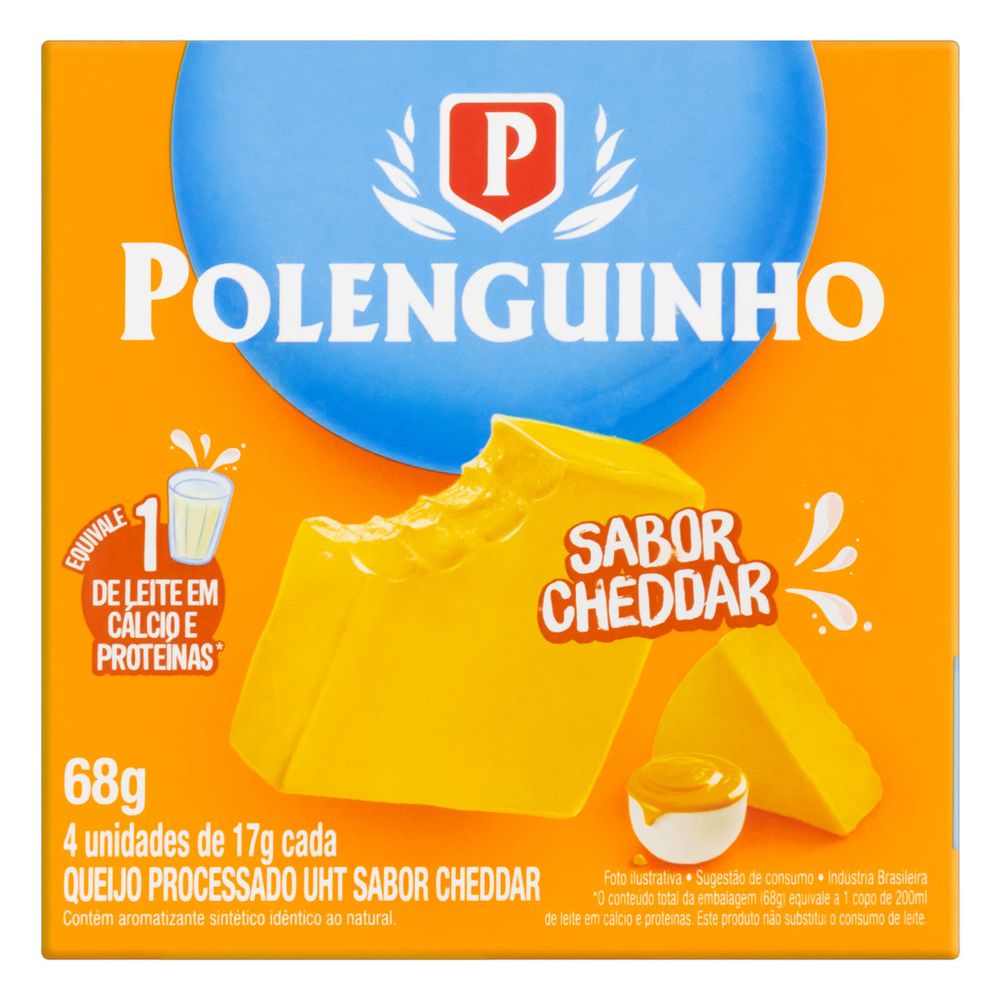 Queijo Polenguinho Cheddar 68g - Sao Luiz loja Virtual