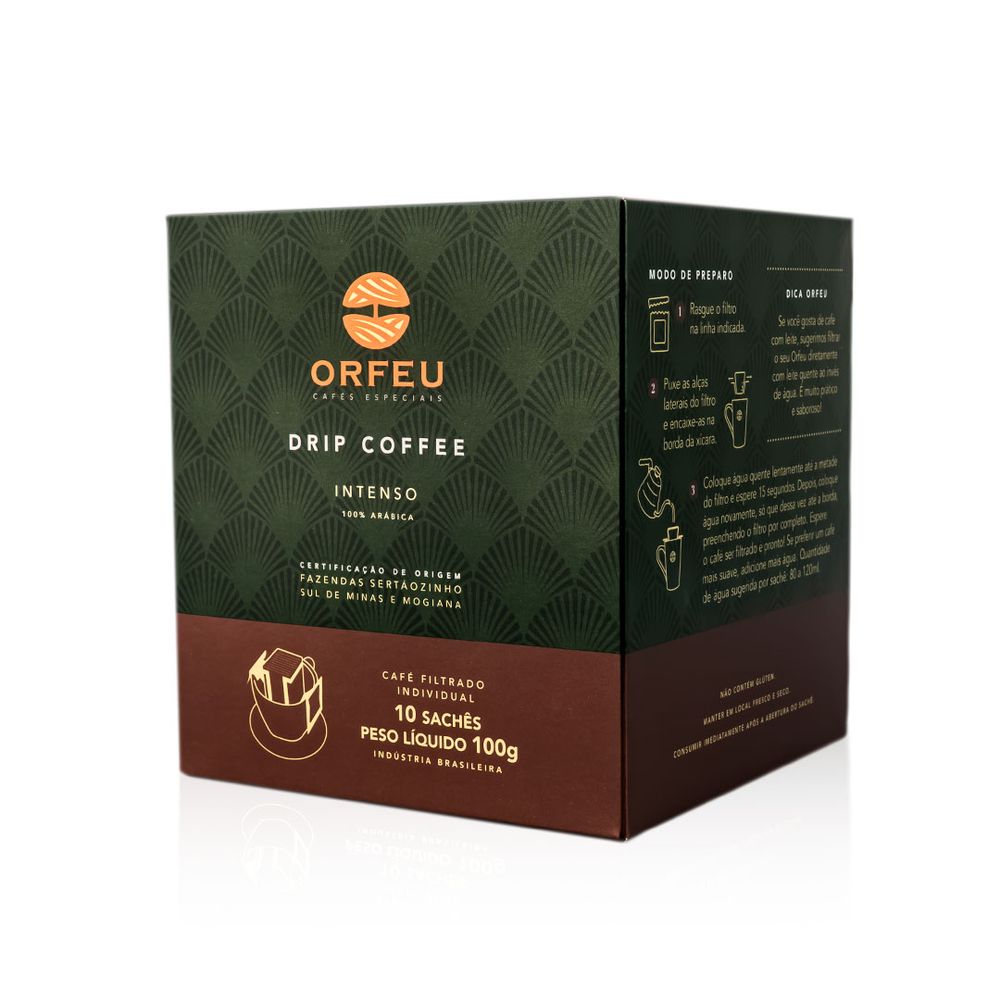 Café Orfeu Drip Coffee Intenso 100g - Sao Luiz loja Virtual